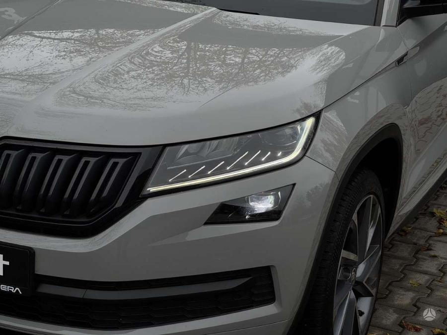 Grey Skoda Kodiaq 2021 in Siauliai, with an engine capacity of 1.50 L and mileage of 219 thousand km for 21990 €, photo 10 on AUTOMOTO.COM.LV
