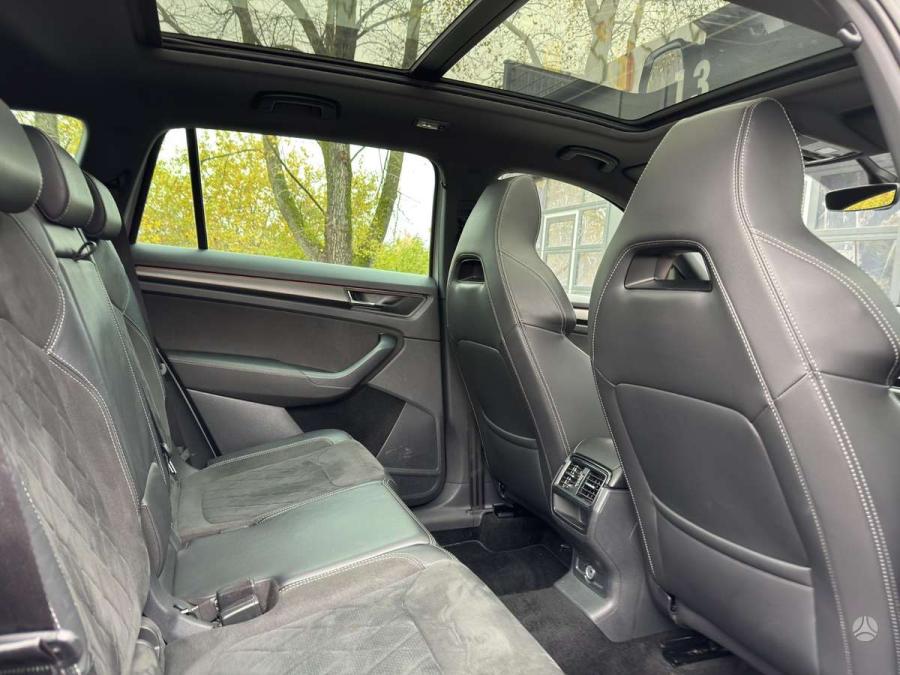 Grey Skoda Kodiaq 2021 in Siauliai, with an engine capacity of 1.50 L and mileage of 219 thousand km for 21990 €, photo 25 on AUTOMOTO.COM.LV