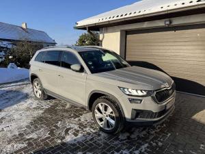 Grey Skoda Kodiaq 2021 in Utena, with an engine capacity of 1.97 L and mileage of 91 thousand km for 27000 €, photo  on AUTOMOTO.COM.LV
