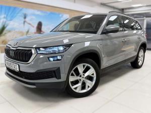 Pelēks Skoda Kodiaq 2021 Kauņa, ar dzinēja tilpumu 1.97 L un nobraukumu 155 tūkst. km par 26600 €, foto  vietnē AUTOMOTO.COM.LV