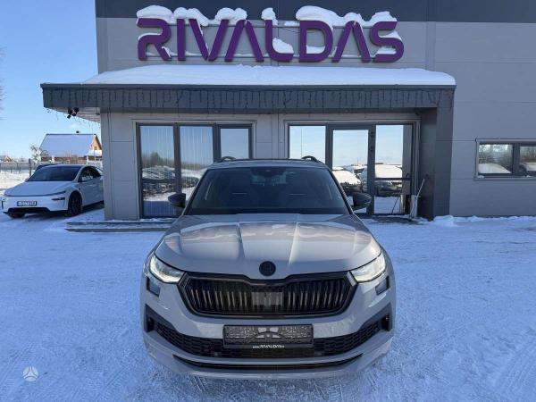 Grey Skoda Kodiaq 2021 in Siauliai, with an engine capacity of 1.50 L and mileage of 195 thousand km for 27225 €, photo 1 on AUTOMOTO.COM.LV