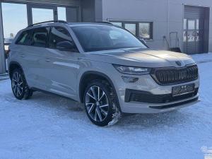 Pelēks Skoda Kodiaq 2021 Šauļi, ar dzinēja tilpumu 1.50 L un nobraukumu 195 tūkst. km par 27225 €, foto 2 vietnē AUTOMOTO.COM.LV