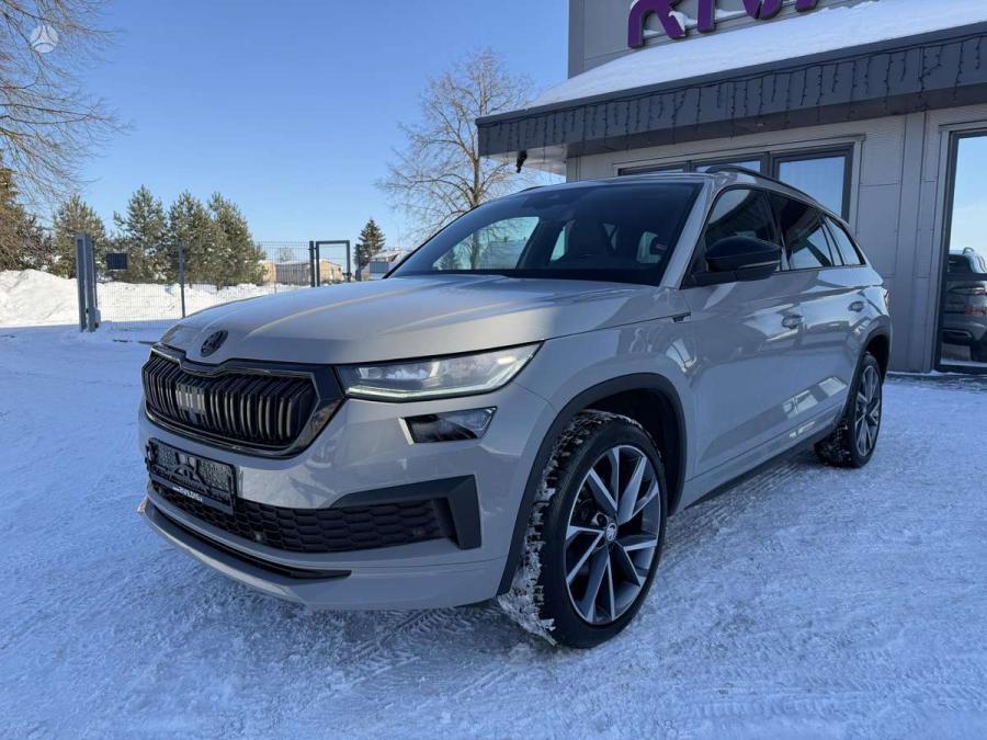 Pelēks Skoda Kodiaq 2021 Šauļi, ar dzinēja tilpumu 1.50 L un nobraukumu 195 tūkst. km par 27225 €, foto 5 vietnē AUTOMOTO.COM.LV