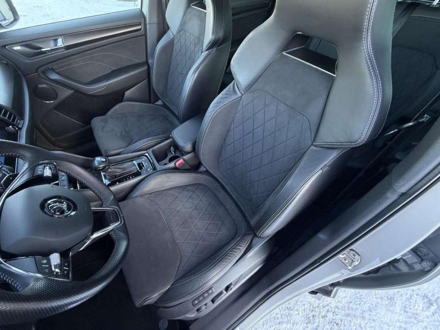 Grey Skoda Kodiaq 2021 in Siauliai, with an engine capacity of 1.50 L and mileage of 195 thousand km for 27225 €, photo 13 on AUTOMOTO.COM.LV