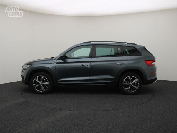Grey Skoda Kodiaq 2021 in Vilnius, with an engine capacity of 1.50 L and mileage of 194 thousand km for 22499 €, photo 6 on AUTOMOTO.COM.LV