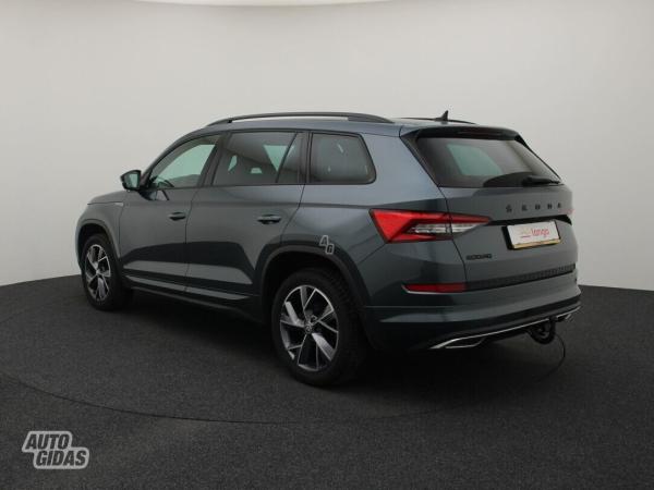 Grey Skoda Kodiaq 2021 in Vilnius, with an engine capacity of 1.50 L and mileage of 194 thousand km for 22499 €, photo 7 on AUTOMOTO.COM.LV
