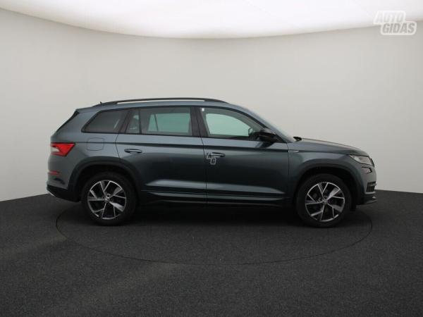 Grey Skoda Kodiaq 2021 in Vilnius, with an engine capacity of 1.50 L and mileage of 194 thousand km for 22499 €, photo 9 on AUTOMOTO.COM.LV