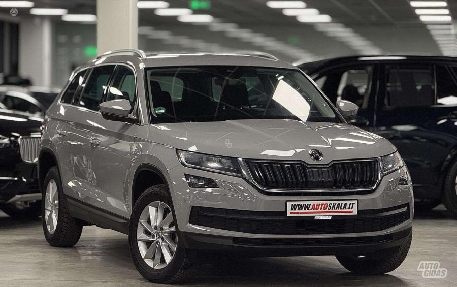 Grey Skoda Kodiaq 2021 in Klaipeda, with an engine capacity of 2.00 L and mileage of 248 thousand km for 24750 €, photo 3 on AUTOMOTO.COM.LV