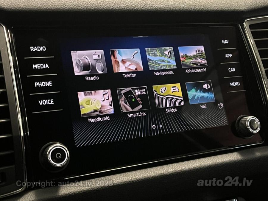 Pelēks Skoda Kodiaq 2021 Tallina, ar dzinēja tilpumu 2.00 L un nobraukumu 96 tūkst. km par 24900 €, foto 8 vietnē AUTOMOTO.COM.LV