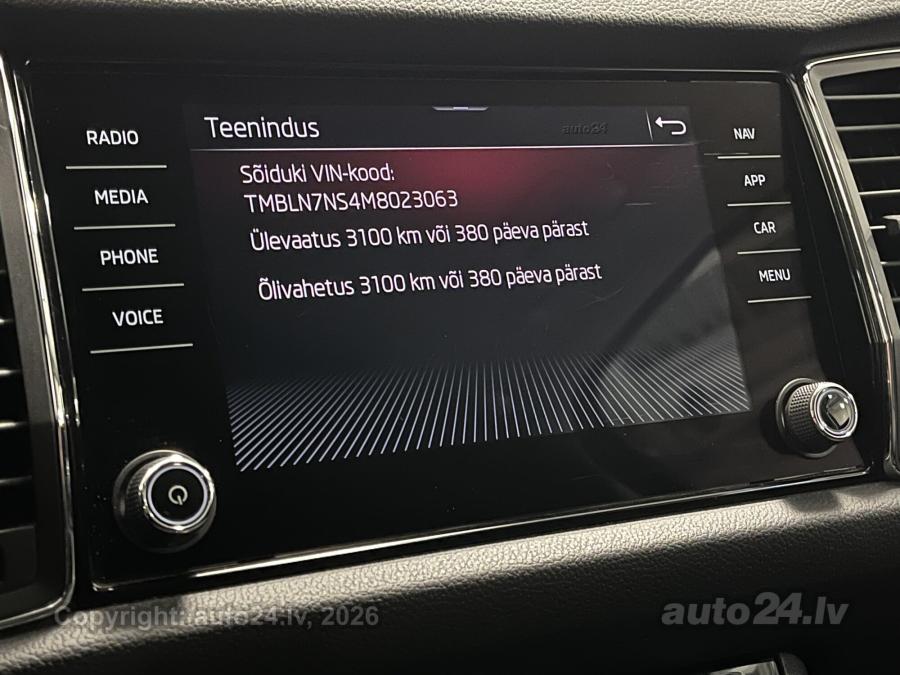Серый Шкода Kodiaq 2021 в Таллин, объемом двигателя 2.00 л и пробегом 117 тыс. км за 24500 €, фото 15 на AUTOMOTO.COM.LV