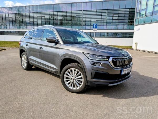 Pelēks Skoda Kodiaq 2021 Daugavpils, ar dzinēja tilpumu 2.00 L un nobraukumu 80 tūkst. km par 34000 €, foto 1 vietnē AUTOMOTO.COM.LV