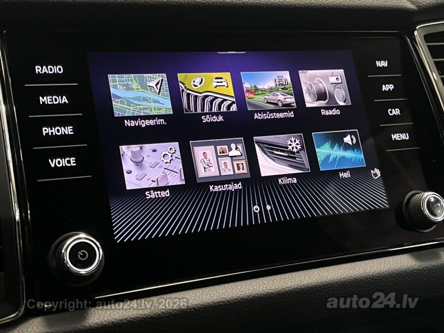 Pelēks Skoda Kodiaq 2021 Tallina, ar dzinēja tilpumu 2.00 L un nobraukumu 125 tūkst. km par 25900 €, foto 9 vietnē AUTOMOTO.COM.LV