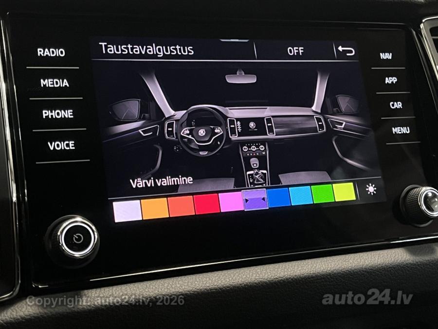 Pelēks Skoda Kodiaq 2021 Tallina, ar dzinēja tilpumu 2.00 L un nobraukumu 125 tūkst. km par 25900 €, foto 13 vietnē AUTOMOTO.COM.LV