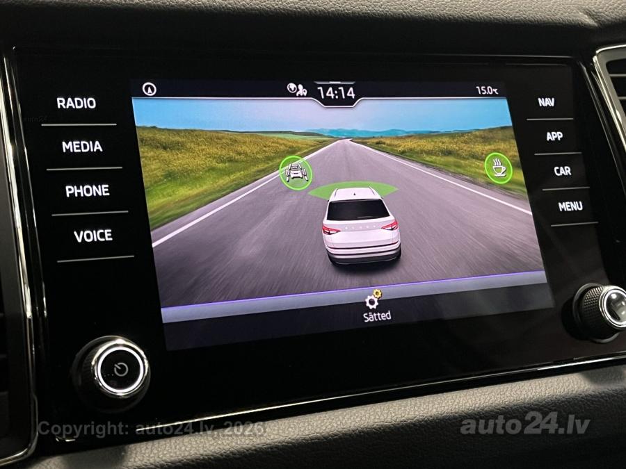Pelēks Skoda Kodiaq 2021 Tallina, ar dzinēja tilpumu 2.00 L un nobraukumu 125 tūkst. km par 25900 €, foto 14 vietnē AUTOMOTO.COM.LV
