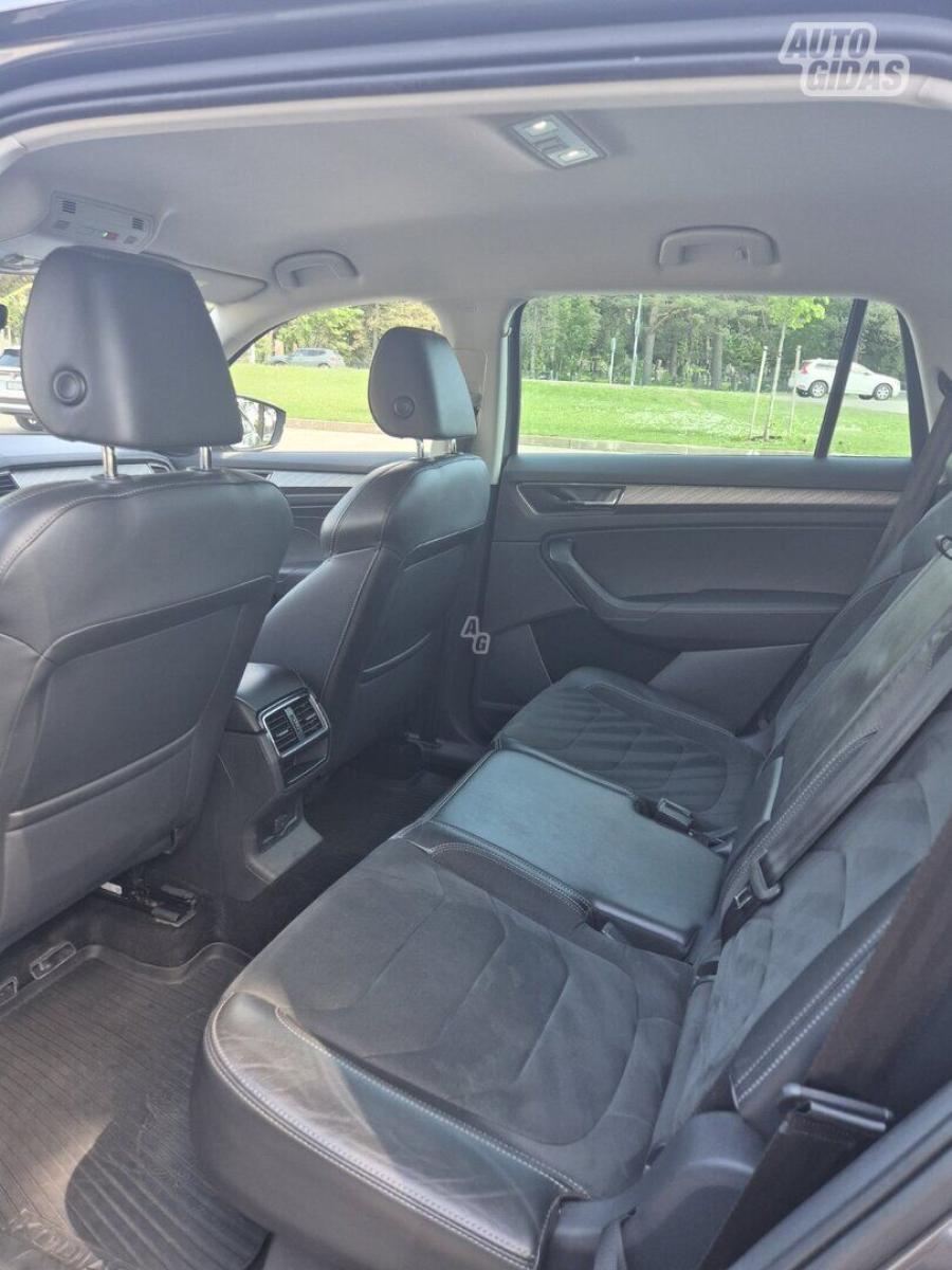 Pelēks Skoda Kodiaq 2021 Viļņa, ar dzinēja tilpumu 1.50 L un nobraukumu 84 tūkst. km par 29900 €, foto 14 vietnē AUTOMOTO.COM.LV