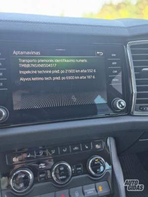 Pelēks Skoda Kodiaq 2021 Viļņa, ar dzinēja tilpumu 1.50 L un nobraukumu 84 tūkst. km par 29900 €, foto 29 vietnē AUTOMOTO.COM.LV