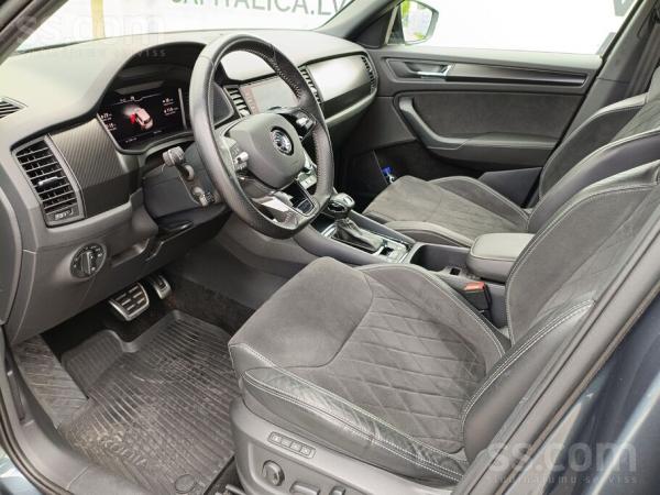 Pelēks Skoda Kodiaq 2021 Rīga, ar dzinēja tilpumu 1.50 L un nobraukumu 90 tūkst. km par 24500 €, foto 5 vietnē AUTOMOTO.COM.LV