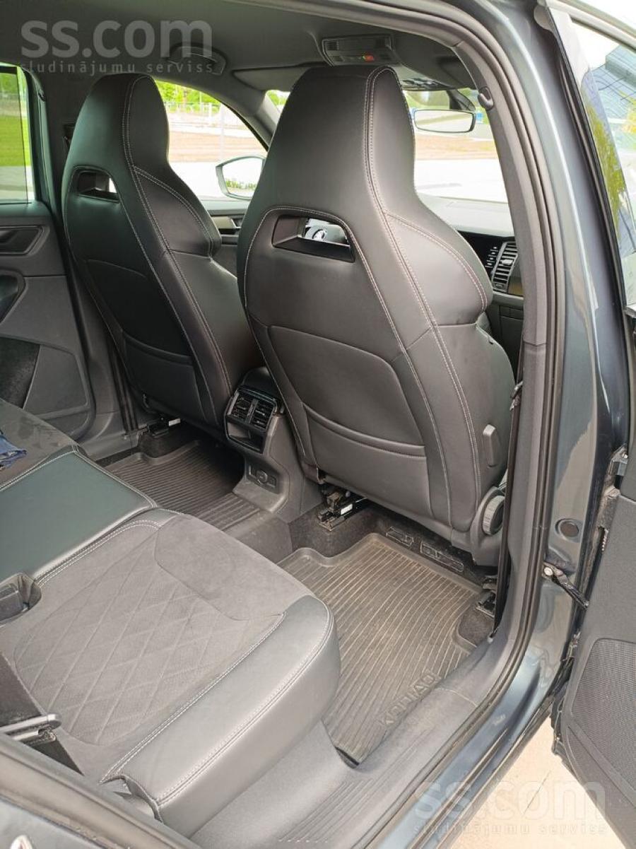 Серый Шкода Kodiaq 2021 в Рига, объемом двигателя 1.50 л и пробегом 90 тыс. км за 24500 €, фото 19 на AUTOMOTO.COM.LV