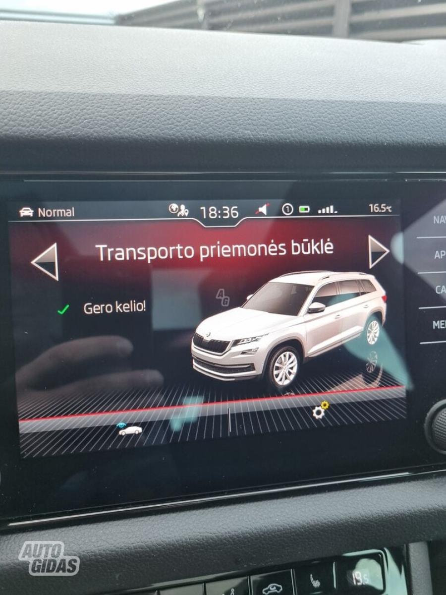 Серый Шкода Kodiaq 2021 в Паневежис, объемом двигателя 1.50 л и пробегом 227 тыс. км за 19500 €, фото 26 на AUTOMOTO.COM.LV