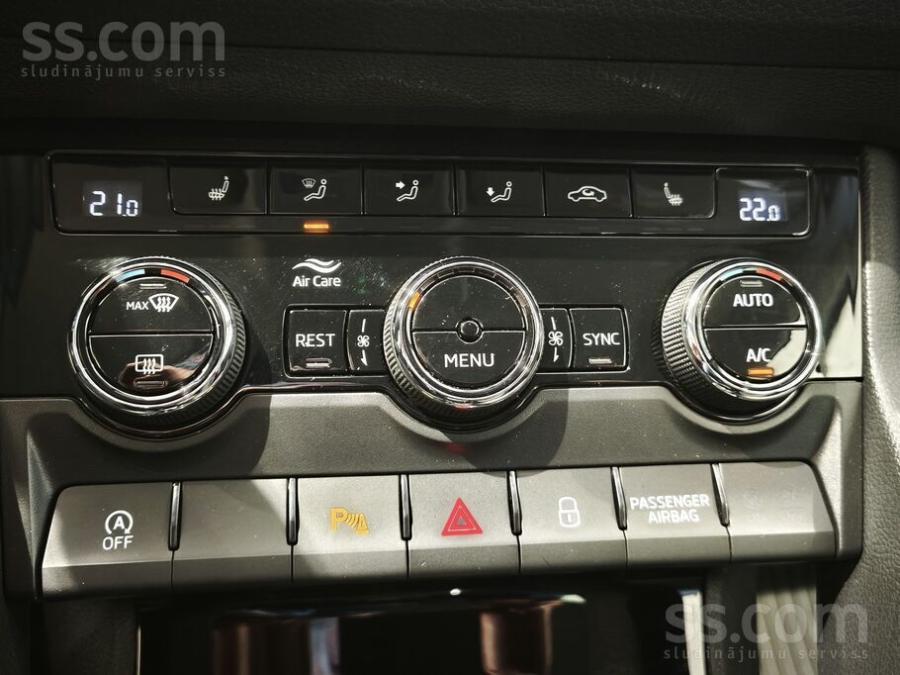 Pelēks Skoda Kodiaq 2021 Rīga, ar dzinēja tilpumu 1.50 L un nobraukumu 78 tūkst. km par 23290 €, foto 11 vietnē AUTOMOTO.COM.LV
