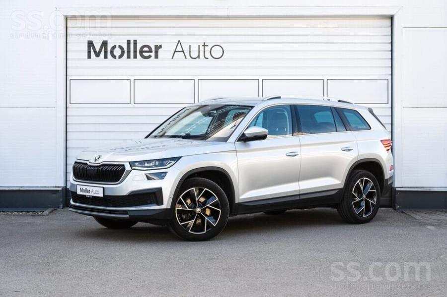 Pelēks Skoda Kodiaq 2021 Rīga, ar dzinēja tilpumu 2.00 L un nobraukumu 136 tūkst. km par 28650 €, foto 1 vietnē AUTOMOTO.COM.LV