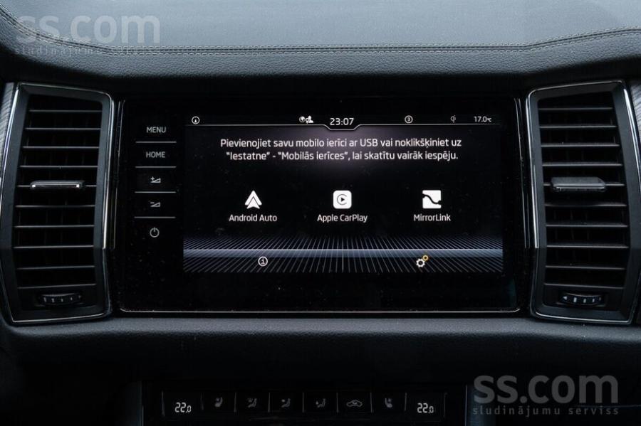 Pelēks Skoda Kodiaq 2021 Rīga, ar dzinēja tilpumu 2.00 L un nobraukumu 136 tūkst. km par 28650 €, foto 13 vietnē AUTOMOTO.COM.LV