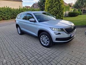 Grey Skoda Kodiaq 2021 in Kelme, with an engine capacity of 1.97 L and mileage of 201 thousand km for 19999 €, photo  on AUTOMOTO.COM.LV