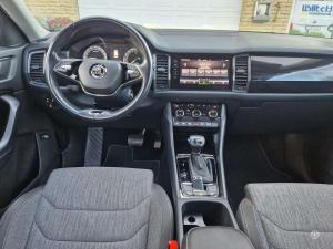 Grey Skoda Kodiaq 2021 in Kelme, with an engine capacity of 1.97 L and mileage of 201 thousand km for 19999 €, photo 6 on AUTOMOTO.COM.LV