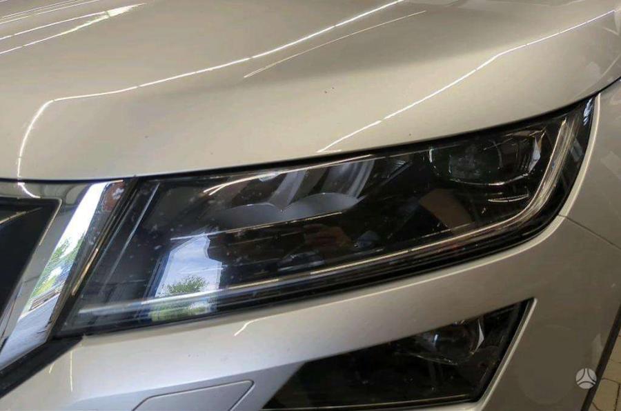 Grey Skoda Kodiaq 2021 in Vilnius, with an engine capacity of 1.97 L and mileage of 194 thousand km for 19999 €, photo 9 on AUTOMOTO.COM.LV