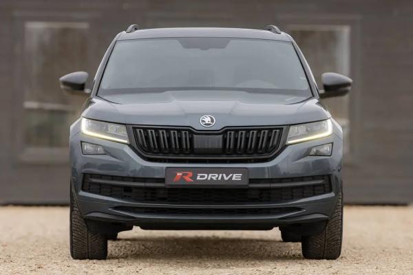 Grey Skoda Kodiaq 2021 in Jelgava, with an engine capacity of 1.50 L and mileage of 188 thousand km for 21900 €, photo 2 on AUTOMOTO.COM.LV