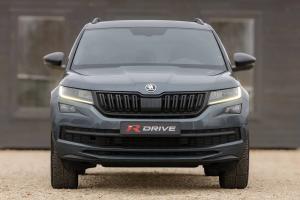 Grey Skoda Kodiaq 2021 in Jelgava, with an engine capacity of 1.50 L and mileage of 188 thousand km for 21900 €, photo 3 on AUTOMOTO.COM.LV