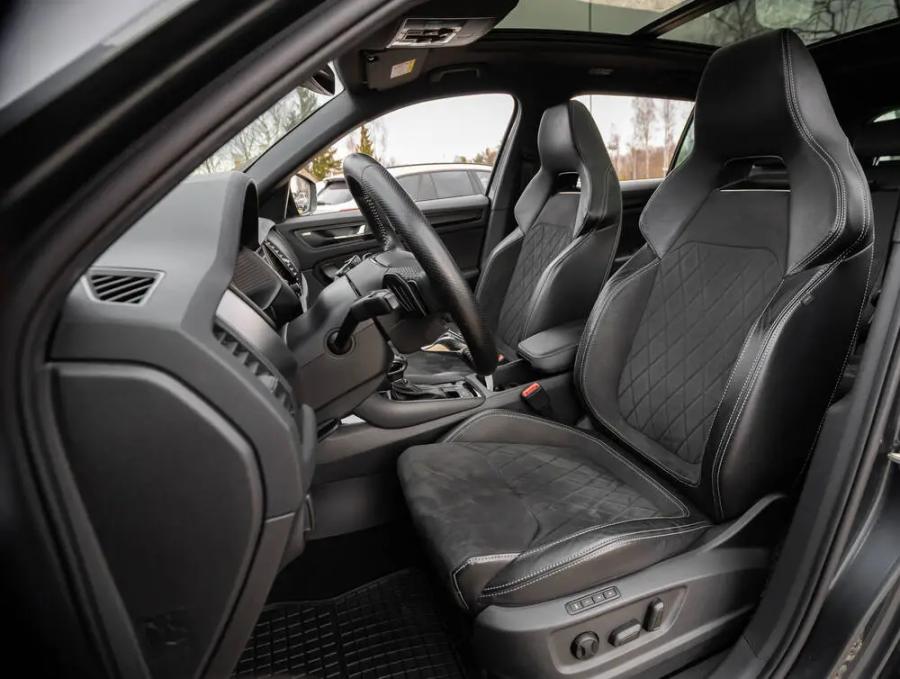 Grey Skoda Kodiaq 2021 in Jelgava, with an engine capacity of 1.50 L and mileage of 188 thousand km for 21900 €, photo 8 on AUTOMOTO.COM.LV
