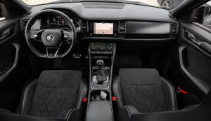 Grey Skoda Kodiaq 2021 in Jelgava, with an engine capacity of 1.50 L and mileage of 188 thousand km for 21900 €, photo 9 on AUTOMOTO.COM.LV