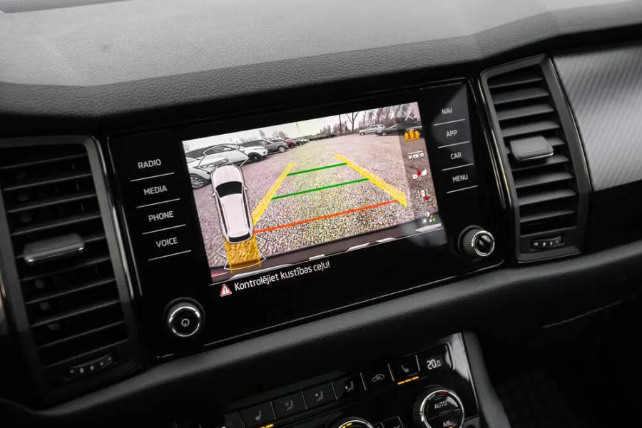 Grey Skoda Kodiaq 2021 in Jelgava, with an engine capacity of 1.50 L and mileage of 188 thousand km for 21900 €, photo 22 on AUTOMOTO.COM.LV