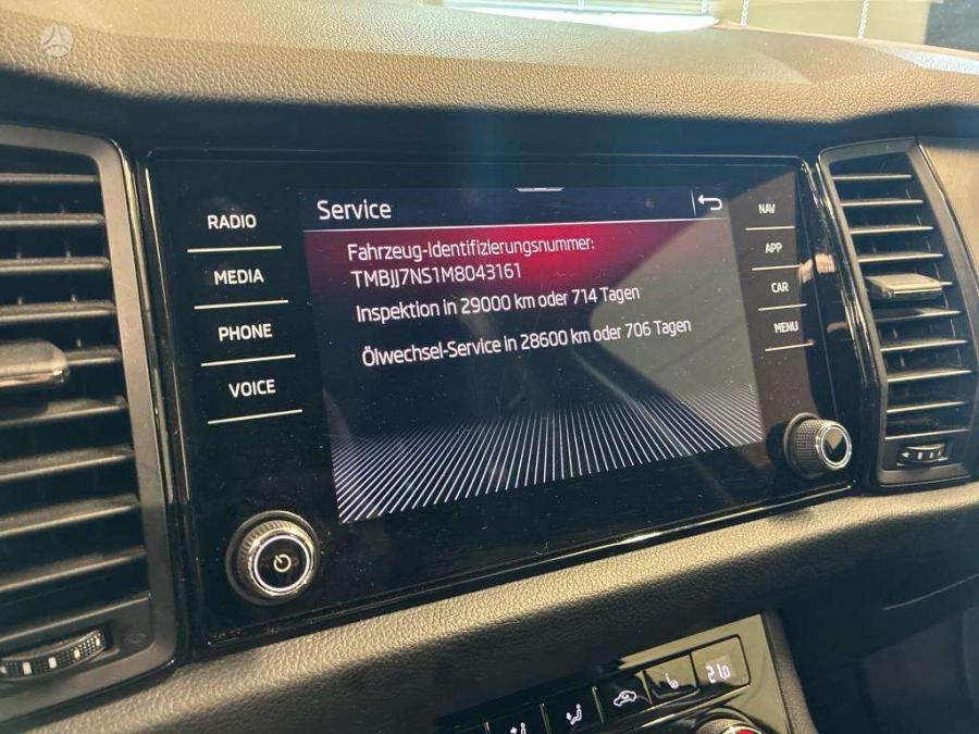 Серый Шкода Kodiaq 2021 в Каунас, объемом двигателя 1.97 л и пробегом 187 тыс. км за 21300 €, фото 13 на AUTOMOTO.COM.LV