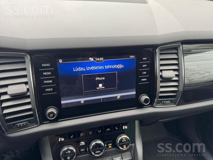Серый Шкода Kodiaq 2021 в Рига, объемом двигателя 2.00 л и пробегом 137 тыс. км за 22000 €, фото 14 на AUTOMOTO.COM.LV