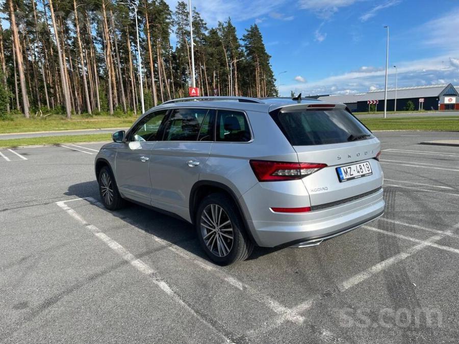 Pelēks Skoda Kodiaq 2021 Rīga, ar dzinēja tilpumu 2.00 L un nobraukumu 79 tūkst. km par 28500 €, foto 5 vietnē AUTOMOTO.COM.LV