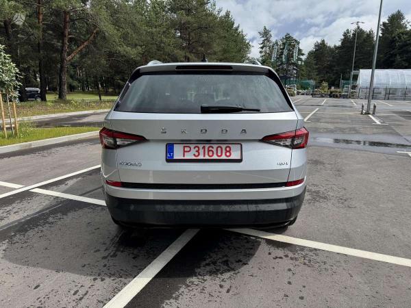 Grey Skoda Kodiaq 2021 in Utena, with an engine capacity of 1.97 L and mileage of 194 thousand km for 20500 €, photo 7 on AUTOMOTO.COM.LV