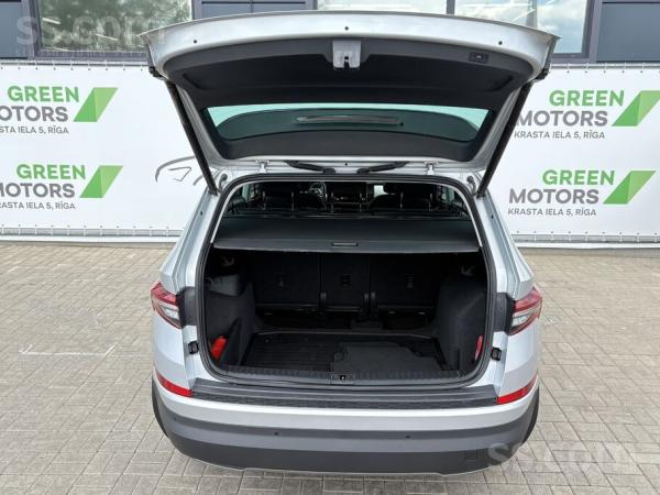 Grey Skoda Kodiaq 2021 in Riga, with an engine capacity of 2.00 L and mileage of 201 thousand km for 20900 €, photo 10 on AUTOMOTO.COM.LV