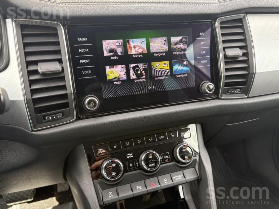 Серый Шкода Kodiaq 2021 в Рига, объемом двигателя 2.00 л и пробегом 201 тыс. км за 20900 €, фото 17 на AUTOMOTO.COM.LV
