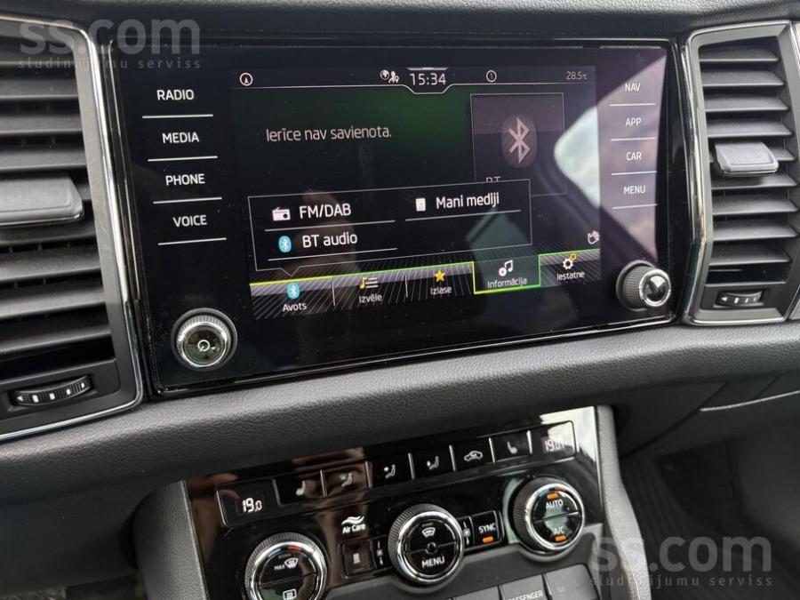 Серый Шкода Kodiaq 2021 в Рига, объемом двигателя 2.00 л и пробегом 201 тыс. км за 20900 €, фото 19 на AUTOMOTO.COM.LV