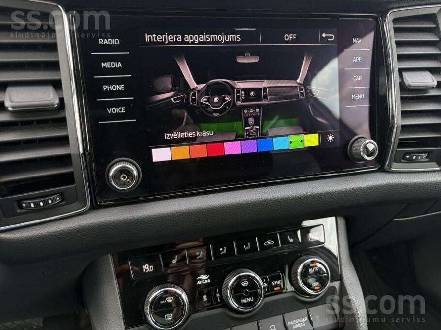 Серый Шкода Kodiaq 2021 в Рига, объемом двигателя 2.00 л и пробегом 201 тыс. км за 20900 €, фото 24 на AUTOMOTO.COM.LV
