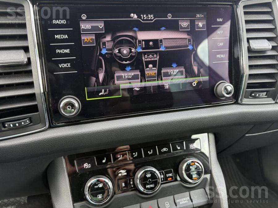 Серый Шкода Kodiaq 2021 в Рига, объемом двигателя 2.00 л и пробегом 201 тыс. км за 20900 €, фото 26 на AUTOMOTO.COM.LV