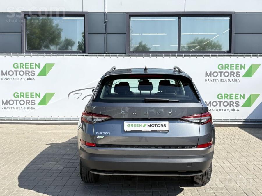 Grey Skoda Kodiaq 2021 in Riga, with an engine capacity of 1.50 L and mileage of 65 thousand km for 21500 €, photo 9 on AUTOMOTO.COM.LV