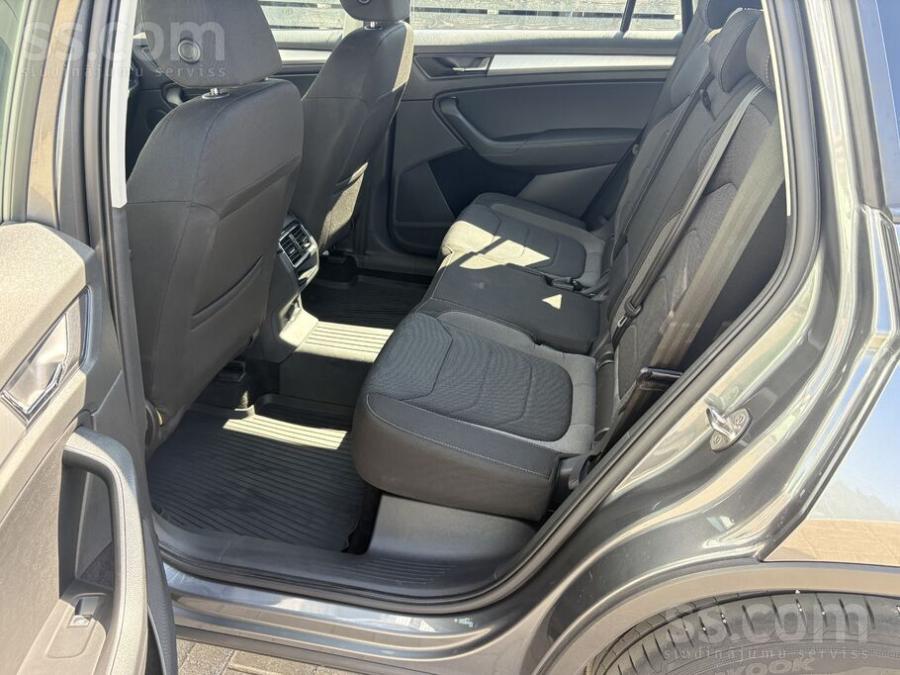 Grey Skoda Kodiaq 2021 in Riga, with an engine capacity of 1.50 L and mileage of 65 thousand km for 21500 €, photo 13 on AUTOMOTO.COM.LV