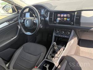 Grey Skoda Kodiaq 2021 in Riga, with an engine capacity of 1.50 L and mileage of 65 thousand km for 21500 €, photo 15 on AUTOMOTO.COM.LV