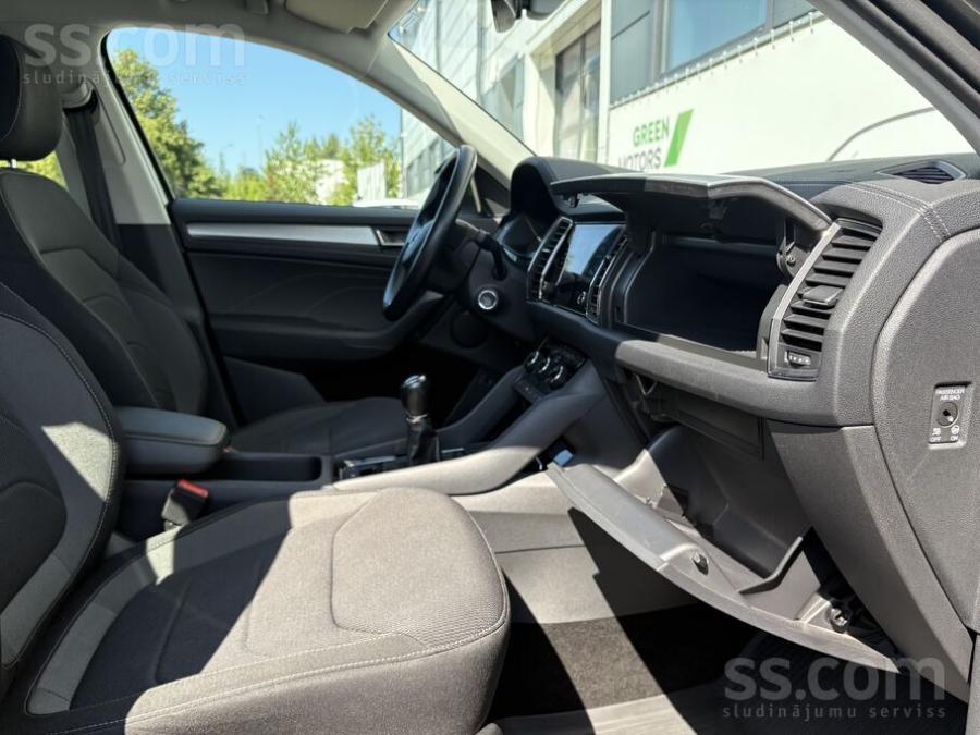 Grey Skoda Kodiaq 2021 in Riga, with an engine capacity of 1.50 L and mileage of 65 thousand km for 21500 €, photo 25 on AUTOMOTO.COM.LV