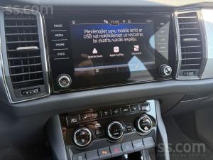 Grey Skoda Kodiaq 2021 in Riga, with an engine capacity of 1.50 L and mileage of 65 thousand km for 21500 €, photo 28 on AUTOMOTO.COM.LV