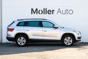 Grey Skoda Kodiaq 2021 in Riga, with an engine capacity of 1.50 L and mileage of 70 thousand km for 23650 €, photo 6 on AUTOMOTO.COM.LV