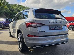 Grey Skoda Kodiaq 2021 in Vilnius, with an engine capacity of 1.97 L and mileage of 187 thousand km for 27000 €, photo 5 on AUTOMOTO.COM.LV